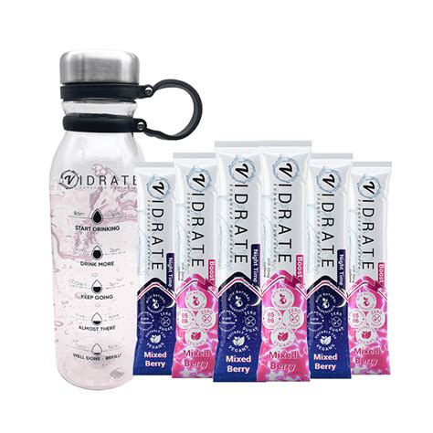 Hydration Week Trial Pack 16 Electrolyte Sachets Bottle Vidrate™