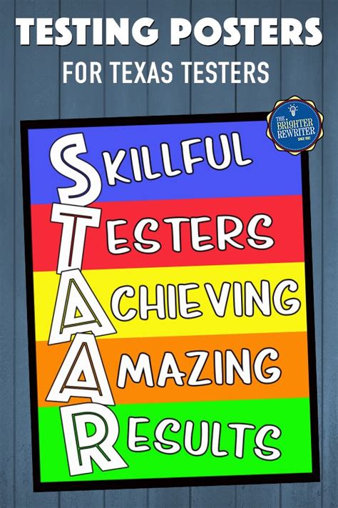 Staar Theme Testing Motivation Posters And Coloring Pages Testing