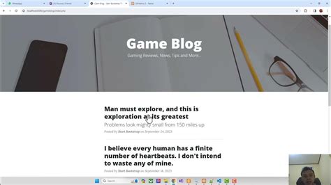 Part 2 A Membuat Website Sederhana Dengan Php And Mysql Create And Read Data Youtube
