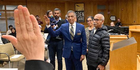Narayanan Toomey Sworn In For New Terms On The Eden Prairie City