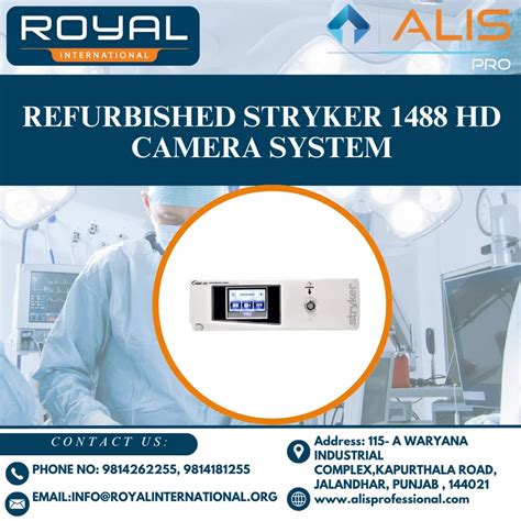 Refurbished Stryker 1488 Hd Camera System For Laboratory At ₹ 529000