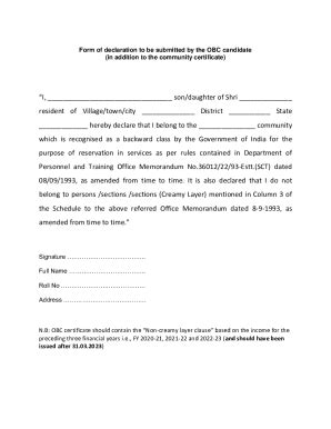 Fillable Online Self Declaration Undertaking Form To Be Submitted By The Fax Email Print