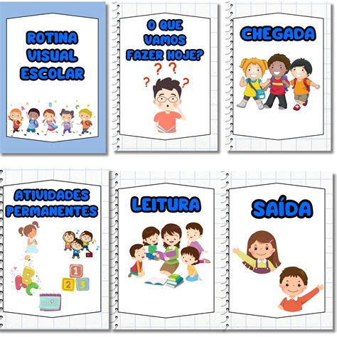 Rotina Visual Escolar Prof Tatiane Alves