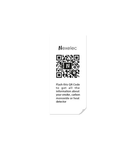 Flashable Qr Code Label For Nexelec Detectors I Nexelec