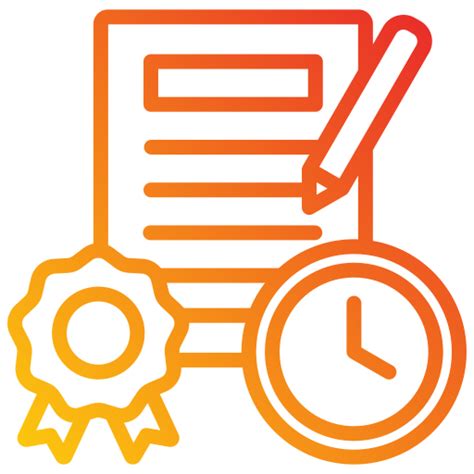 Contract Free Time And Date Icons