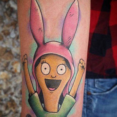 Louise From Bobs Burgers Tattoo Bobs Burgers Tattoo Cartoon