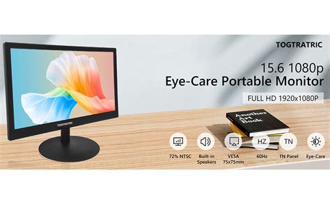 156 Inch Small Pc Monitor Fhd 1920x1080p Built In Speaker 300cdm²
