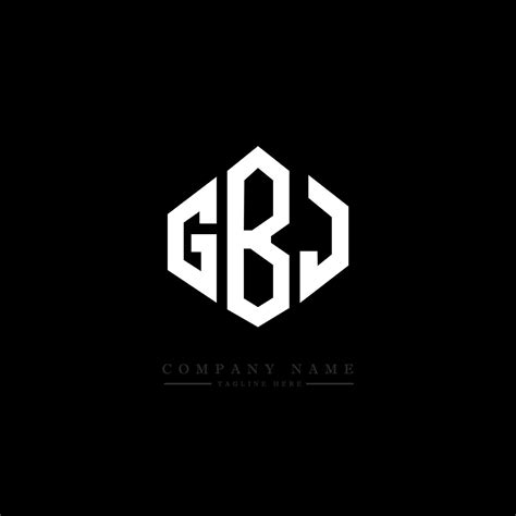 Gbj Letter Logo Design With Polygon Shape Gbj Polygon And Cube Shape Logo Design Gbj Hexagon