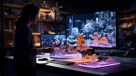 In A Creatively Handedited Illustration The New Age Of 3d Modeling