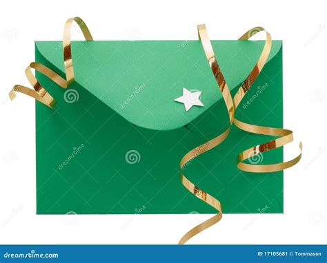 Green Envelope Stock Image Image Of Paper Flap Ribbon 17105681