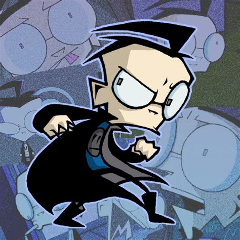 Dib Membrane D From Invader Zim Dibujos Invasor Zim Fotos De Perfil