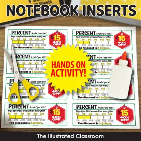 6th Grade Math Vocabulary Word Wall Notebook Inserts Free Classroom Decor