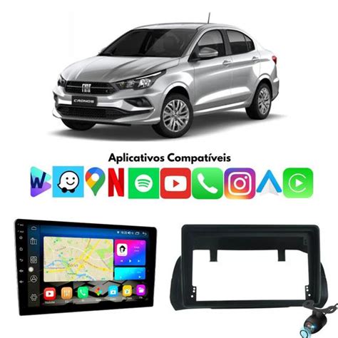 Central Multimidia Fiat Cronos 2018 2019 2020 2021 2022 2023 9 Polegadas Chip 4g Kratu