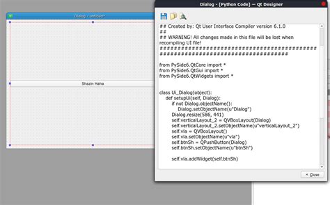 Qt Designer Is Generating Pyside Code Instead Of Pyqt Code Is There Any Way To Generate Pyqt