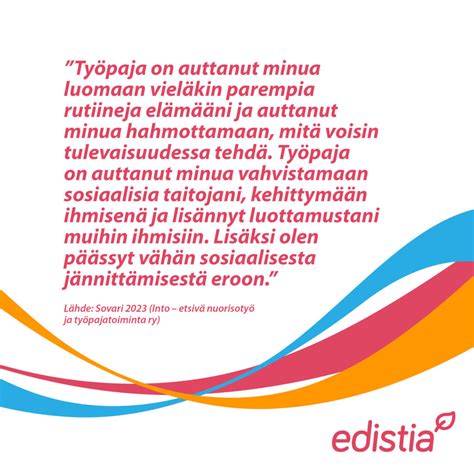 Edistian Työllisyyspalveluille Jälleen Huippuarvosanat Sovari Kyselyssä Edistia Palvelut