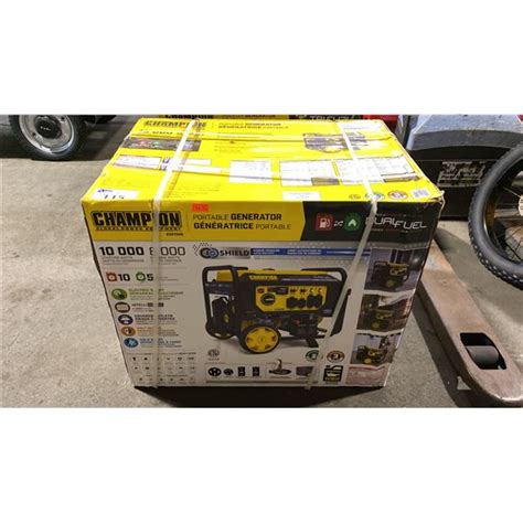Champion Global Power Equipment 201568 10000w Electric Start Dual Fuel Generator With Co