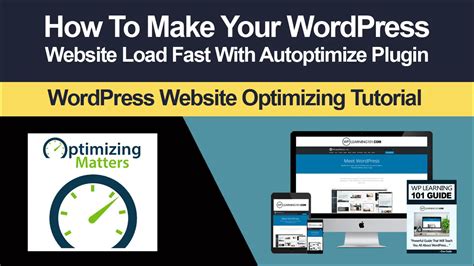 how to speed up your wordpress site with autoptimize