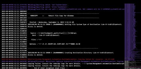 Adventures In DevOps Resolving Windows Machine File Copy Task Failed With Access Denied Issue