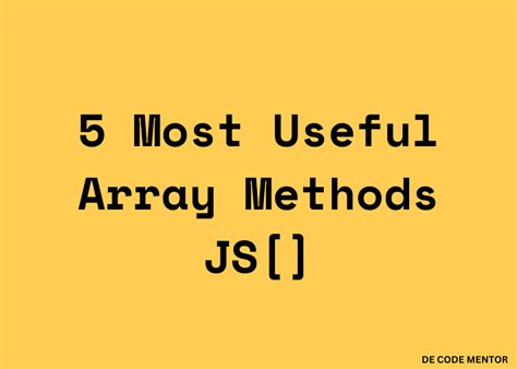 Javascript Cheat Sheet Array Methods By Kevin Comba Gatimu Medium