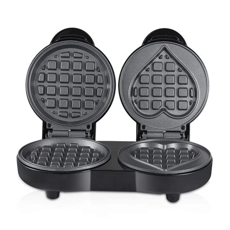 Double Mini Waffle Maker Machine Electric Small Waffle Iron Breakfast