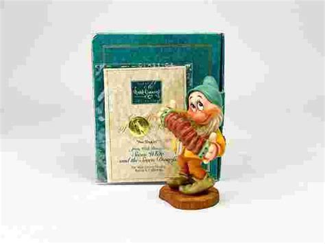 Wdcc Disney Aw Shucks Bashful Snow White Figure W Box And Coa