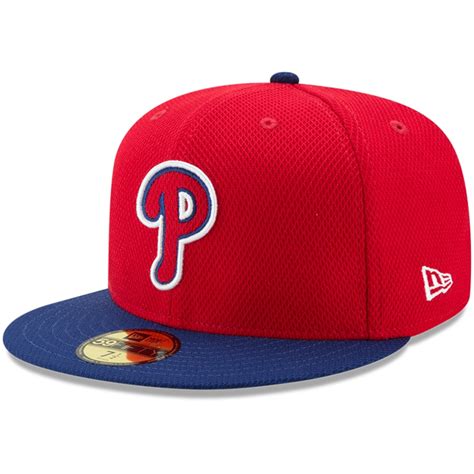 New Era Philadelphia Phillies Youth Red Diamond Era 59fifty Fitted Hat