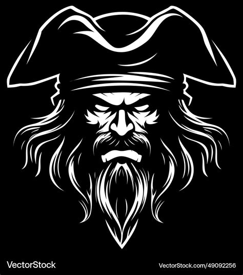 Cute Pirate Clipart Black And White