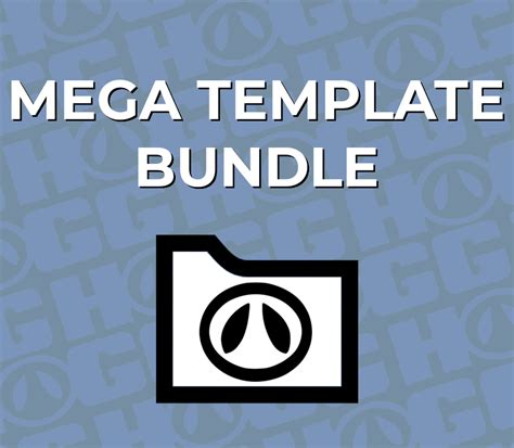 Mega Template Bundle The Stainless Depot