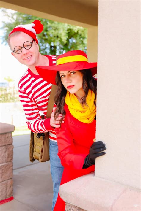 Carmen Sandiego Costume Waldo Couples Costume Add On Friday We