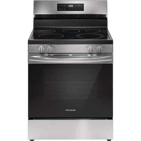 Samsung 30 In 4 Burner Element Smart Freestanding Electric Range In Stainless Steel With Steam