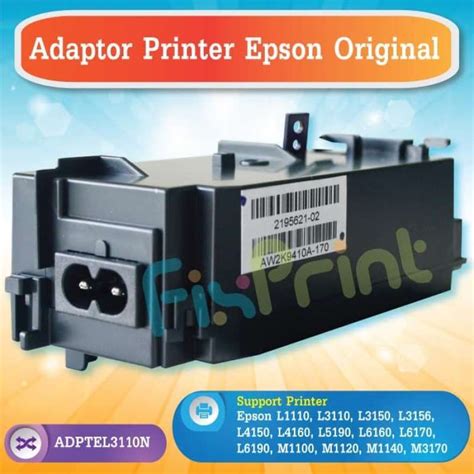 Promo Power Supply Epson Original L1110 L3110 L3150 Adaptor Printer L