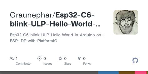 esp32 c6 blink ulp hello world in arduino on esp idf with platformio