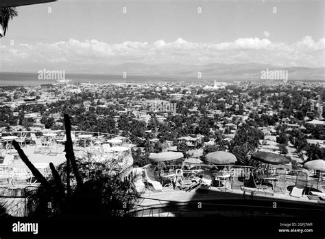 Stadtansicht Vom Hotel Castel Haiti Port Au Prince 1967 City View