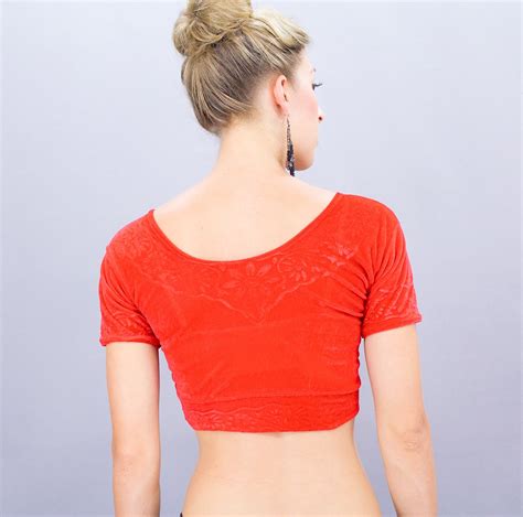 Velvet Choli Top Dc House Of Fashion