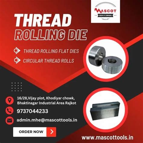 Round Thread Rolling Dies At ₹ 6500 Piece In Rajkot Id 2786356573