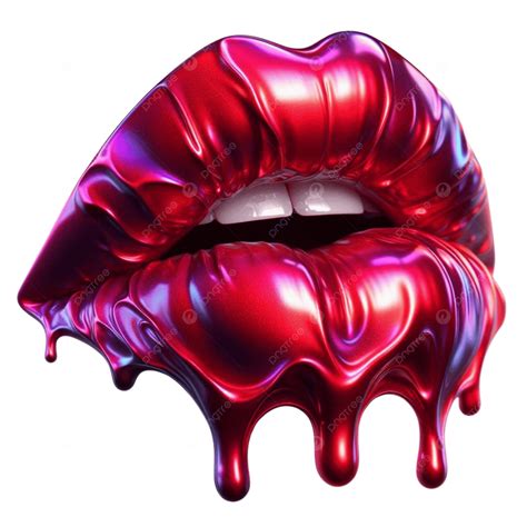How To Draw Drippy Lips