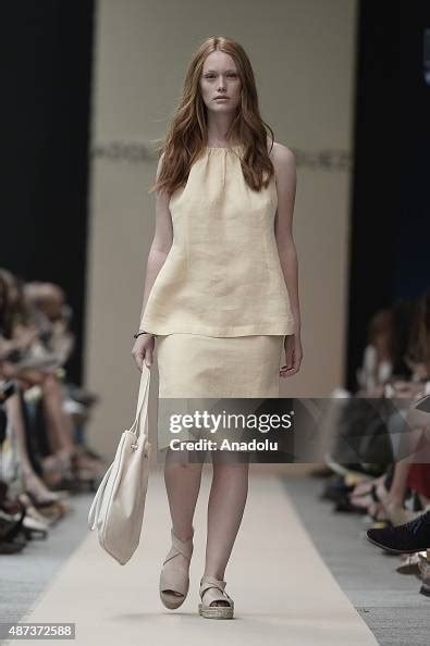 A Model Presents A Creation Of Adolfo Dominguezs Plus Sized Fashion News Photo Getty Images