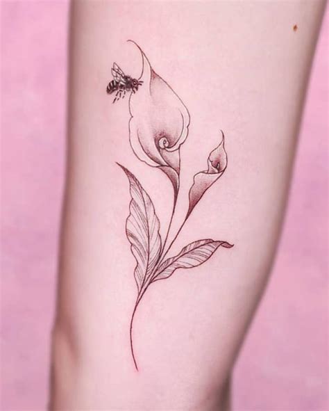 Calla Lily Tattoo Ideas For Females