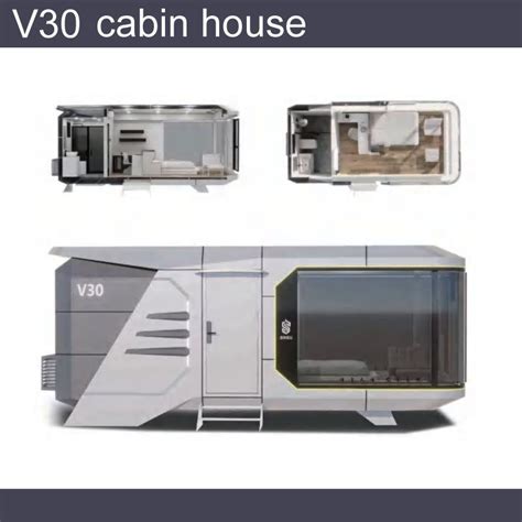 Portable Outdoor House With Aviation Aluminum Materials Mobile House