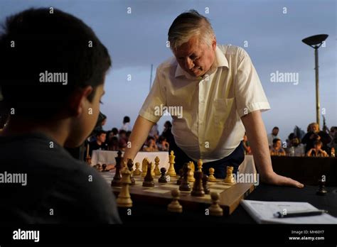 Jerusalem Israel 30th April 2018 Russian State Duma Member Chess
