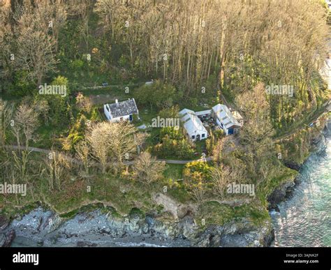 Looe Island Nature Reserve Also Known As St Georges Island Aerial