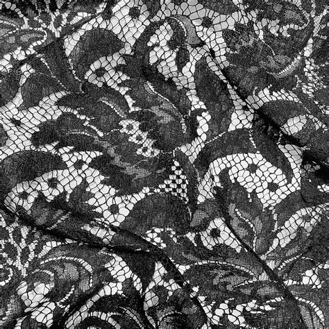 Black Calais Lace — Tissus En Ligne