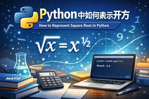 Python中如何表示开方 Python中如何表示开方