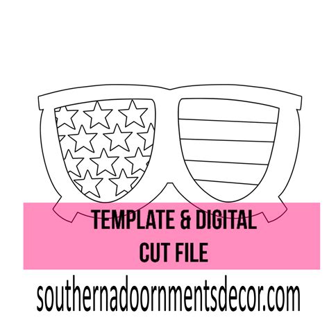 Sunglasses Template Printable