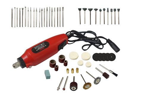 60pc Mini Drill And Bit Set Amtech