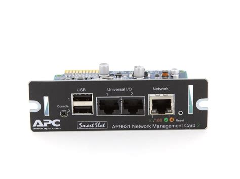 Apc Ap9631 Ups Network Management Card 2 With Environmental Monitoring