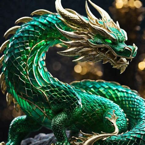 Premium Photo Dragon On The Background Of The Moon