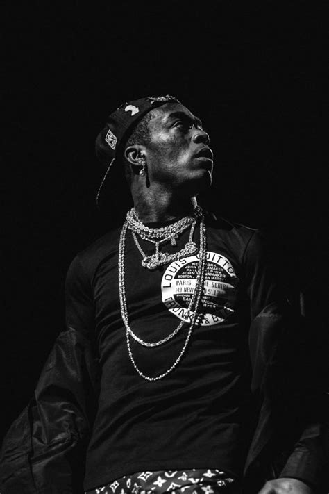 Lil Uzi Vert All My Chains Bandw Poster Prntd