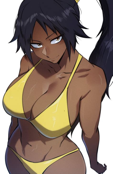 Shihouin Yoruichi Bleach Drawn By Thatamaan Danbooru