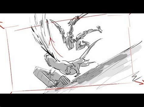 Artstation Storyboard Assignment Fighting Scene
